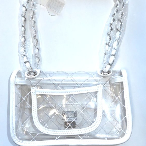 Olyphy | Bags | Clear Purse 2 In Transparent Shoulder Bag Set Fashion ...